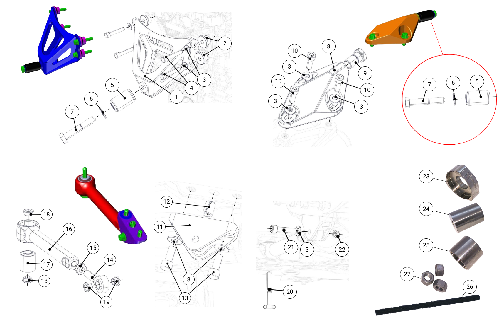 D11 - Engine & Gearbox Mounts | Race and Rally